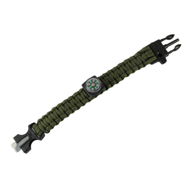 Outdoor Camping Bracelets For Men Women Parachute Rope Clasp Survival ...